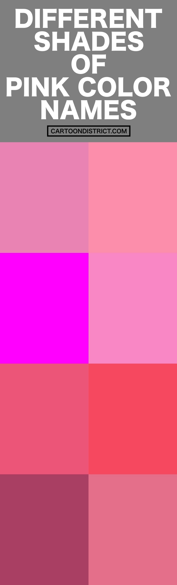 50 Shades Of Pink Color Names Color Names Pink Names - vrogue.co 50 Shades Of Pink Color Names Color Names Pink Names - vrogue.co