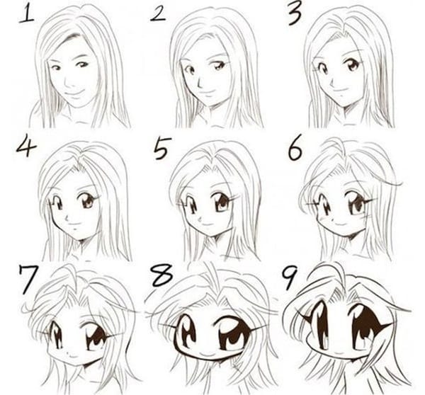 How To Draw Anime Characters Step By Step 30 Examples