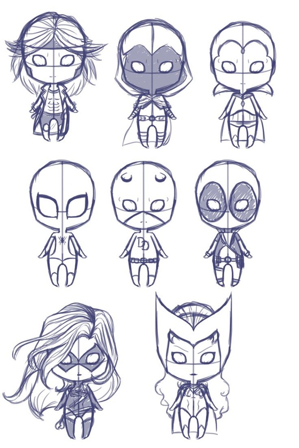 How to Draw Cartoon Characters Step by Step (30 Examples) How to Draw Cartoon Characters Step by Step (30 Examples)